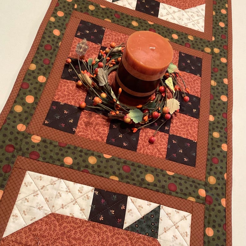 Funky Table Runner - Etsy