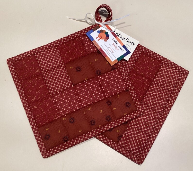 Berry Patchwork Hot Pads, Set of 2 - Etsy