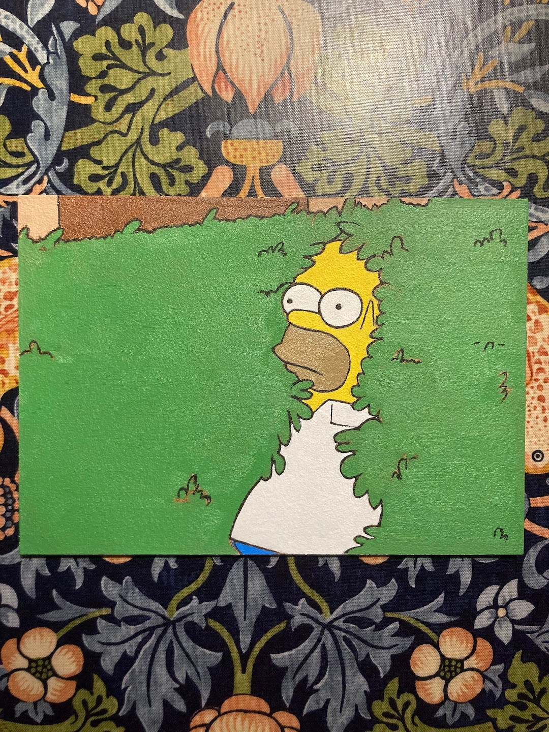 Homer Disappearing Into a Hedge - Etsy