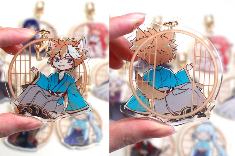 Genshin Inazuma Kimono/yukata Traditional Clothing Clear - Etsy