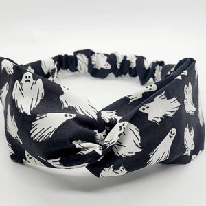Halloween Headbands, Ghost Headbands, Boho Twist Headbands, Knotted ...