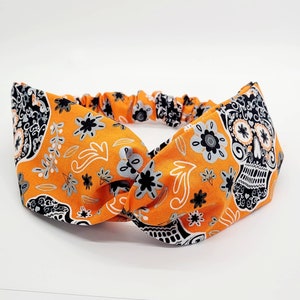 Halloween Headbands, Pumpkin Headband, Sugar Skull Headband, Ghost ...