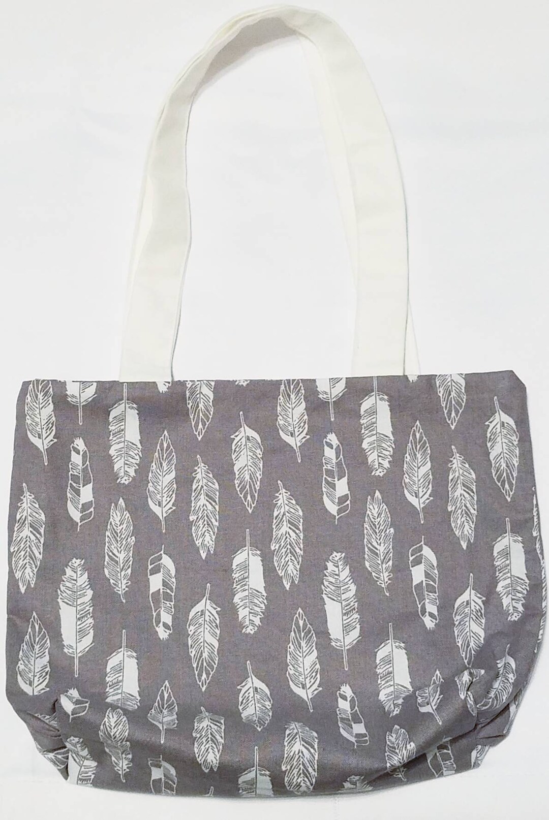 Mini Feather Tote, Gray Bag, Mother's Day Gift, Mini Purse, Pocketbook ...