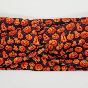 Halloween Headbands, Pumpkin Headband, Spiders, Boho Twist Headband ...