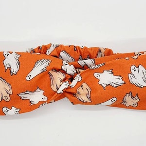 Halloween Headbands, Ghost Headbands, Boho Twist Headbands, Knotted ...