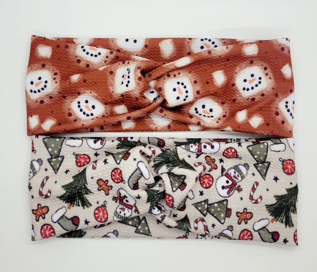 Christmas Headband, Christmas Tree Headband, Hot Chocolate, Gingerbread ...