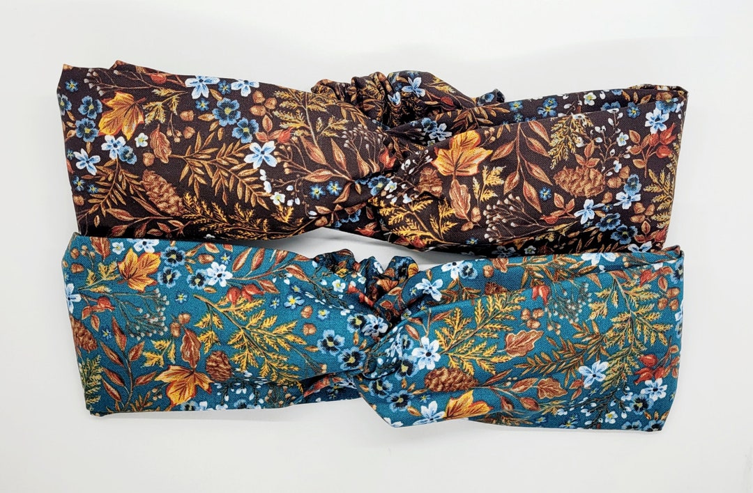 Fall Leaves Headband, Autumn Leaves Headband, Fall Headbands, Turban ...