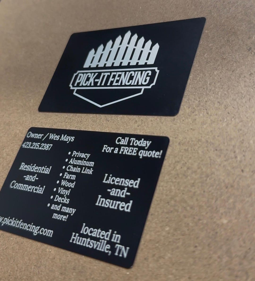Metal Engraved Business Cards - Etsy