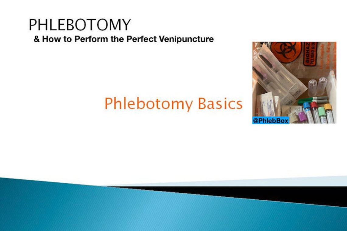 Phlebotomy Basics Course | Etsy