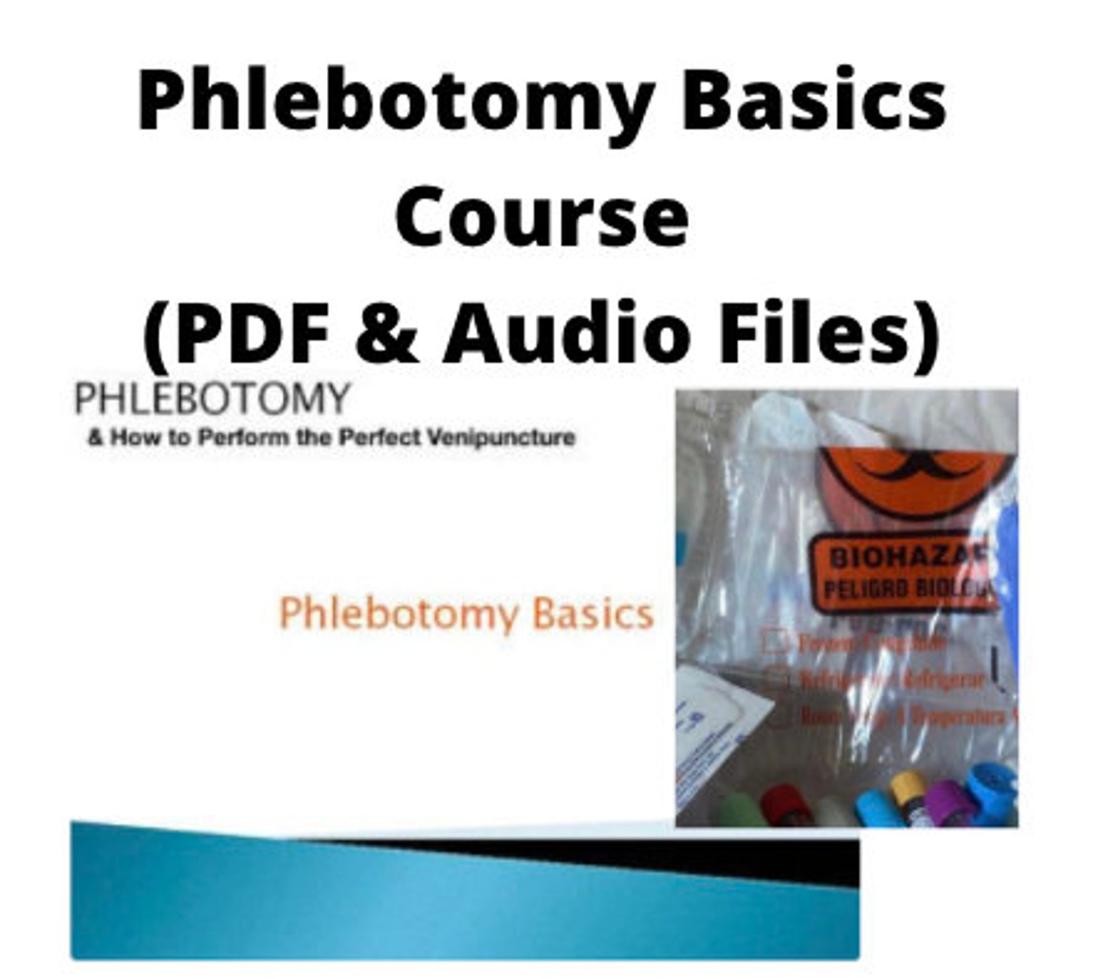 Phlebotomy Basics Course / Study Guide Audio & PDF | Etsy