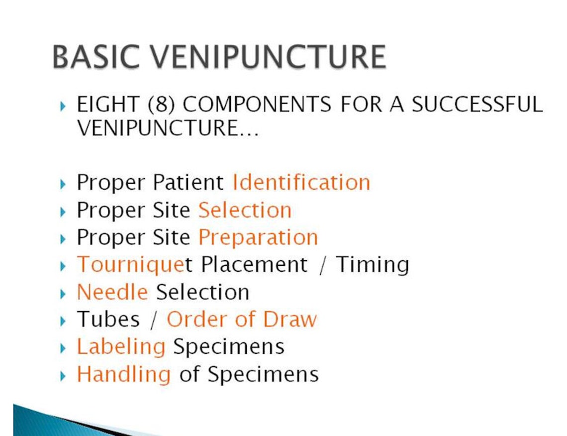 Phlebotomy Basics Course | Etsy