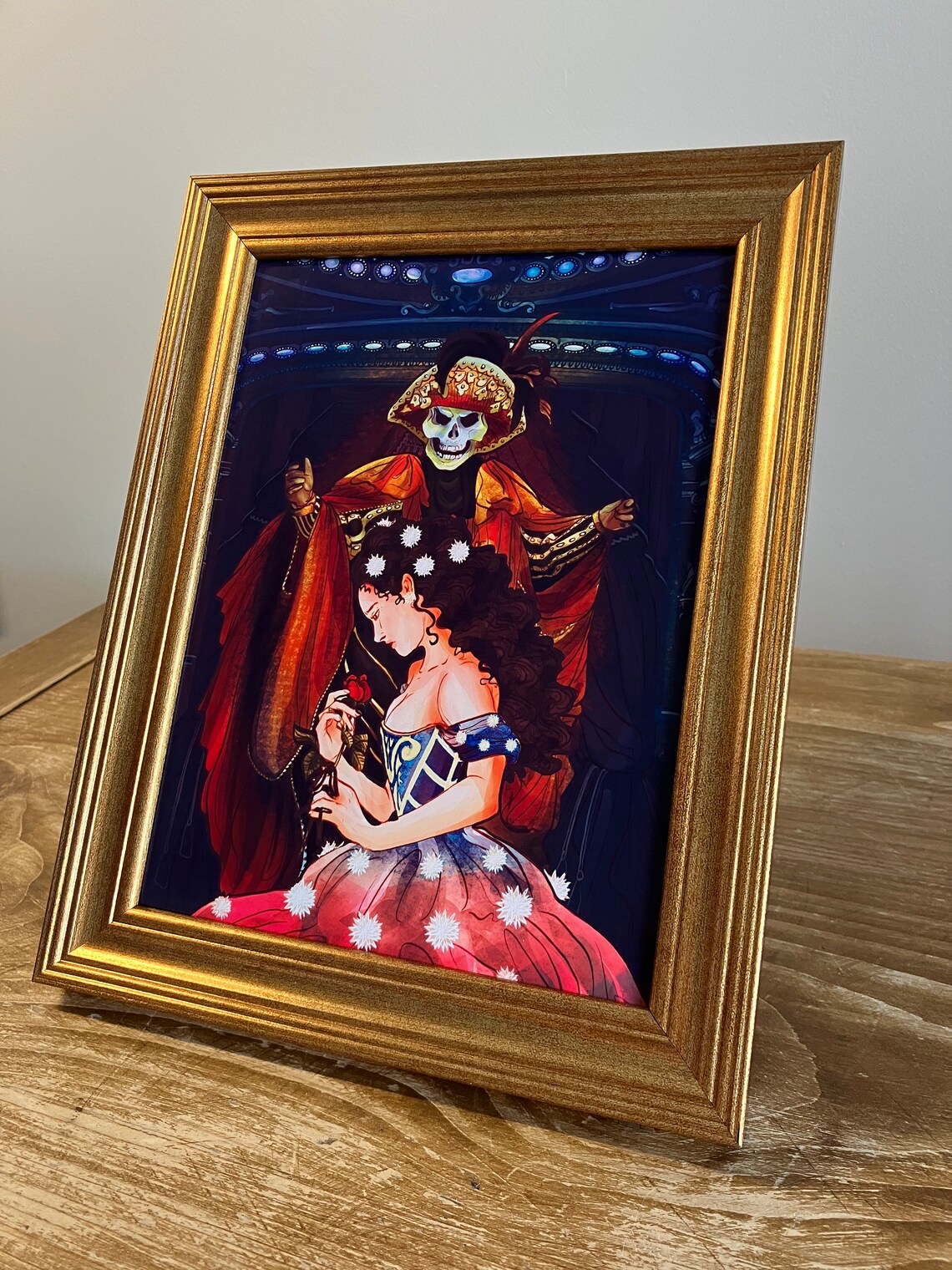Musical Theatre Phantom of the Opera Poster, Christine and Phantom ...