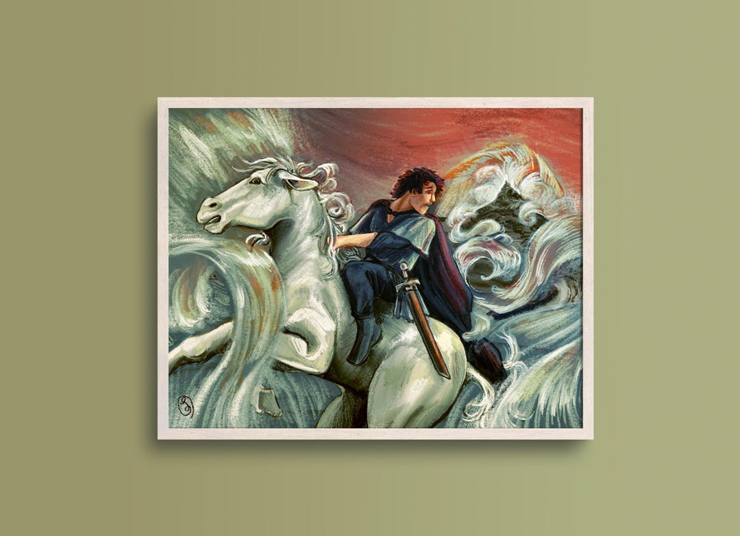 Print | Lyonesse | Cornish Folklore Illustration | Cornwall Myth Legend ...