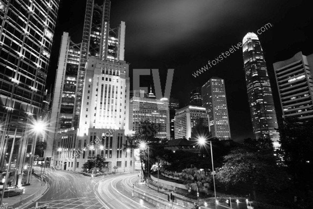Photo Print, Hong Kong, Central, Night View, Eric Lau, Wall Deco, Art ...