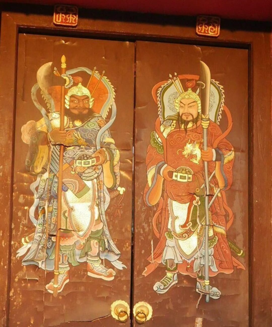 Chinese Door God Photo Print,door Guard ,men Shen , Chinese Custom ...