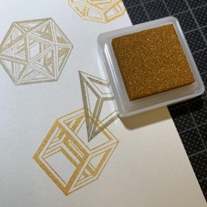 Platonic Solid Stamp. 3D Cube. Six Faces. Earth Element. Root Chakra ...