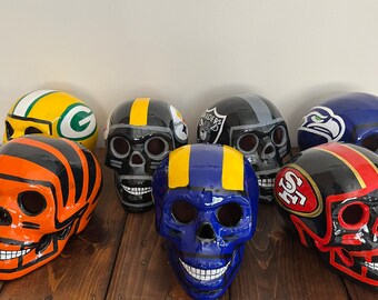 Nfl Sugar Skull - Etsy