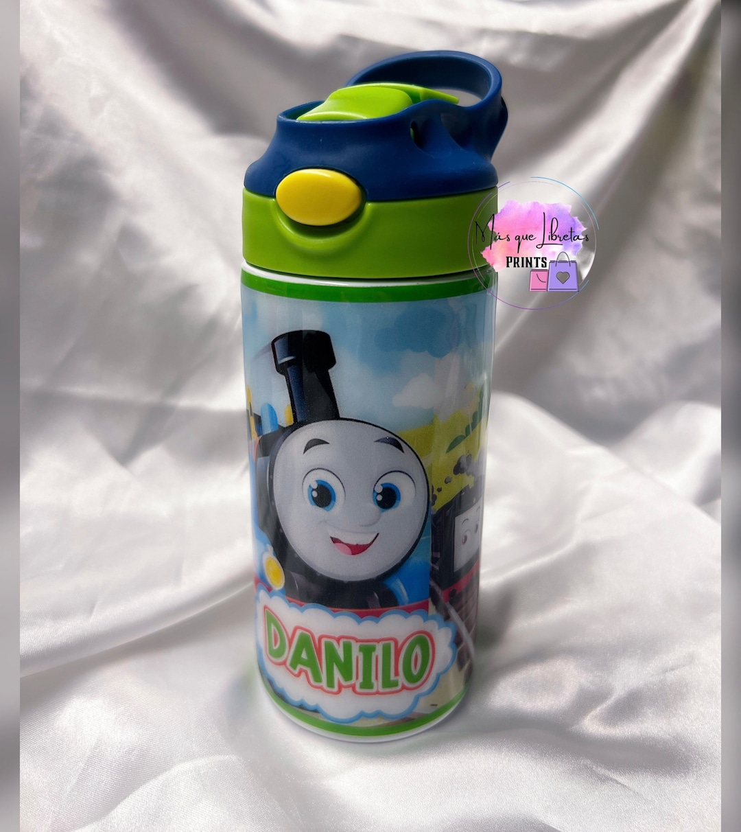 12 Oz Kids Bottle, Thomas the Train Cartoon Water Bottles, Tumbler With ...