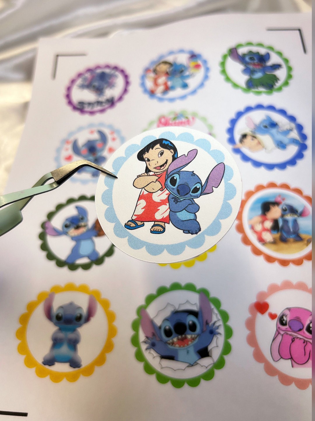 Stickers 2x2, Cartoons Stickers 12pcs, - Etsy