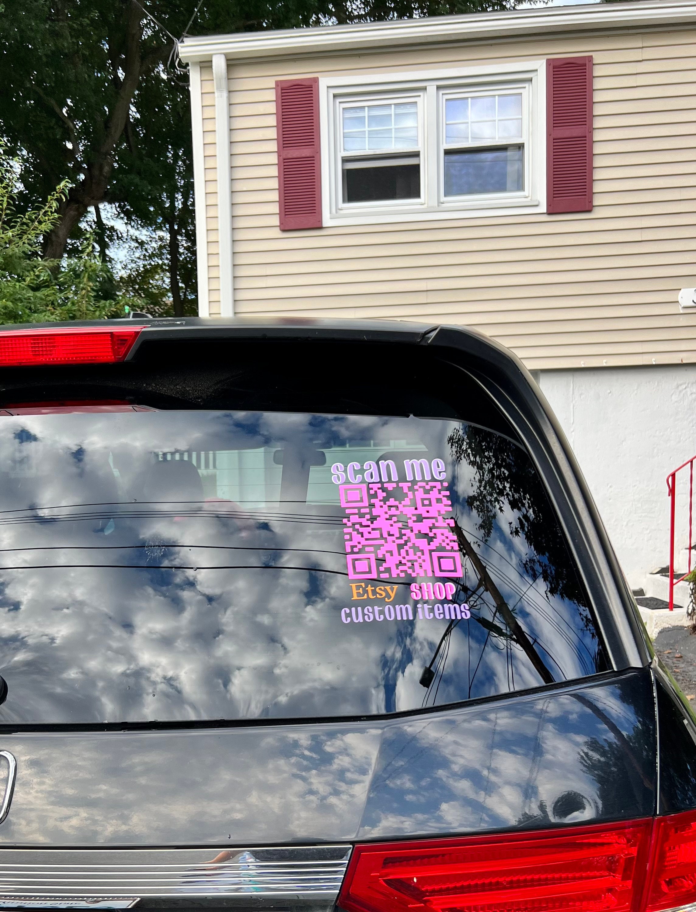 QR Code Car, Scan Me, QR for Your Car, Qr Code for Cars, Car Stickers ...