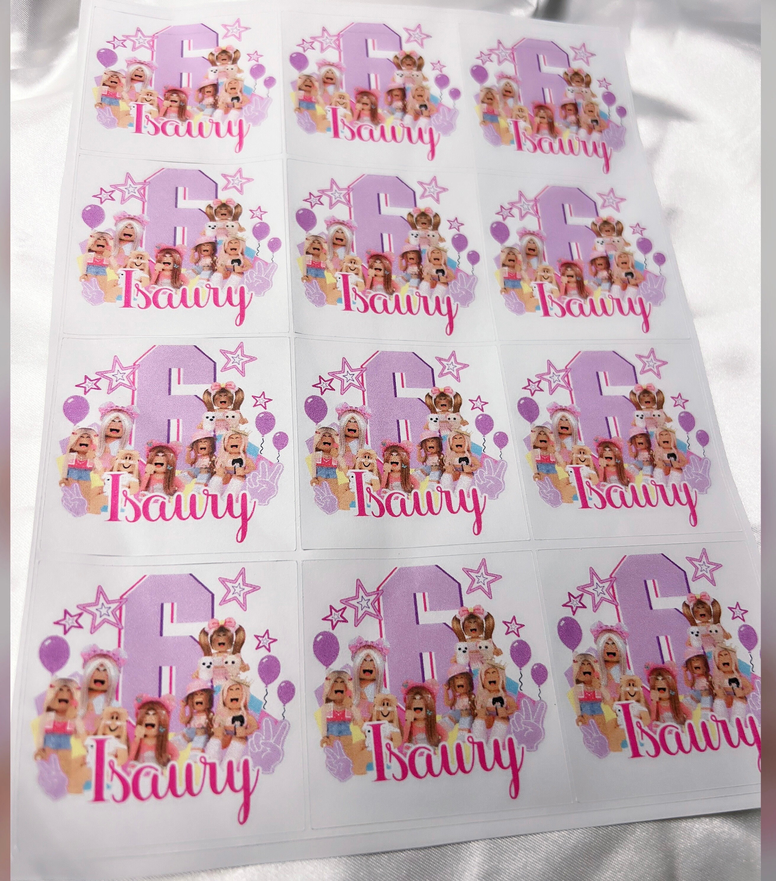 Personalized Stickers, 12pcs, 2x2 - Etsy