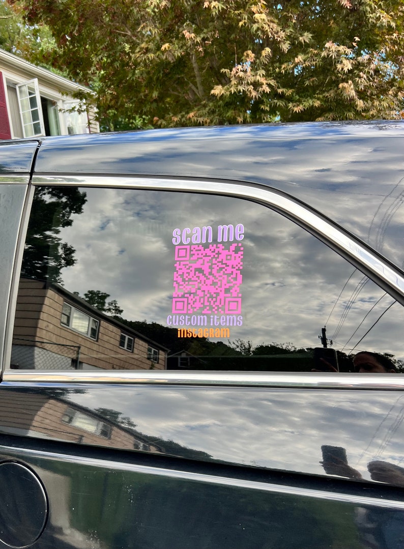 QR Code Car, Scan Me, QR for Your Car, Qr Code for Cars, Car Stickers ...