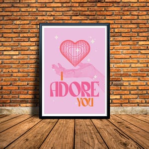I Adore You | Adore U | Fred Again | House Music | 90's Rave Print ...