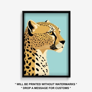 Cheetah Poster Print | Wildlife | Jungle | Animal Lovers | Nature ...