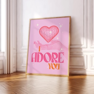 I Adore You | Adore U | Fred Again | House Music | 90's Rave Print ...