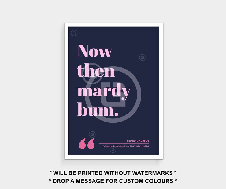 Unofficial Arctic Monkeys Poster Prints | Mardy Bum | Alex Turner ...