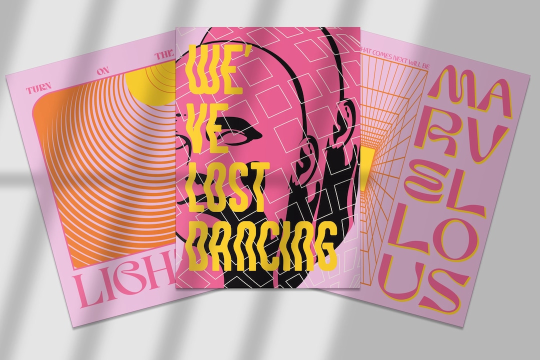 Set of 3 Prints | Fred Again | Rave Music | Rave Flyer Art | Acid House ...