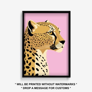Cheetah Poster Print | Wildlife | Jungle | Animal Lovers | Nature ...