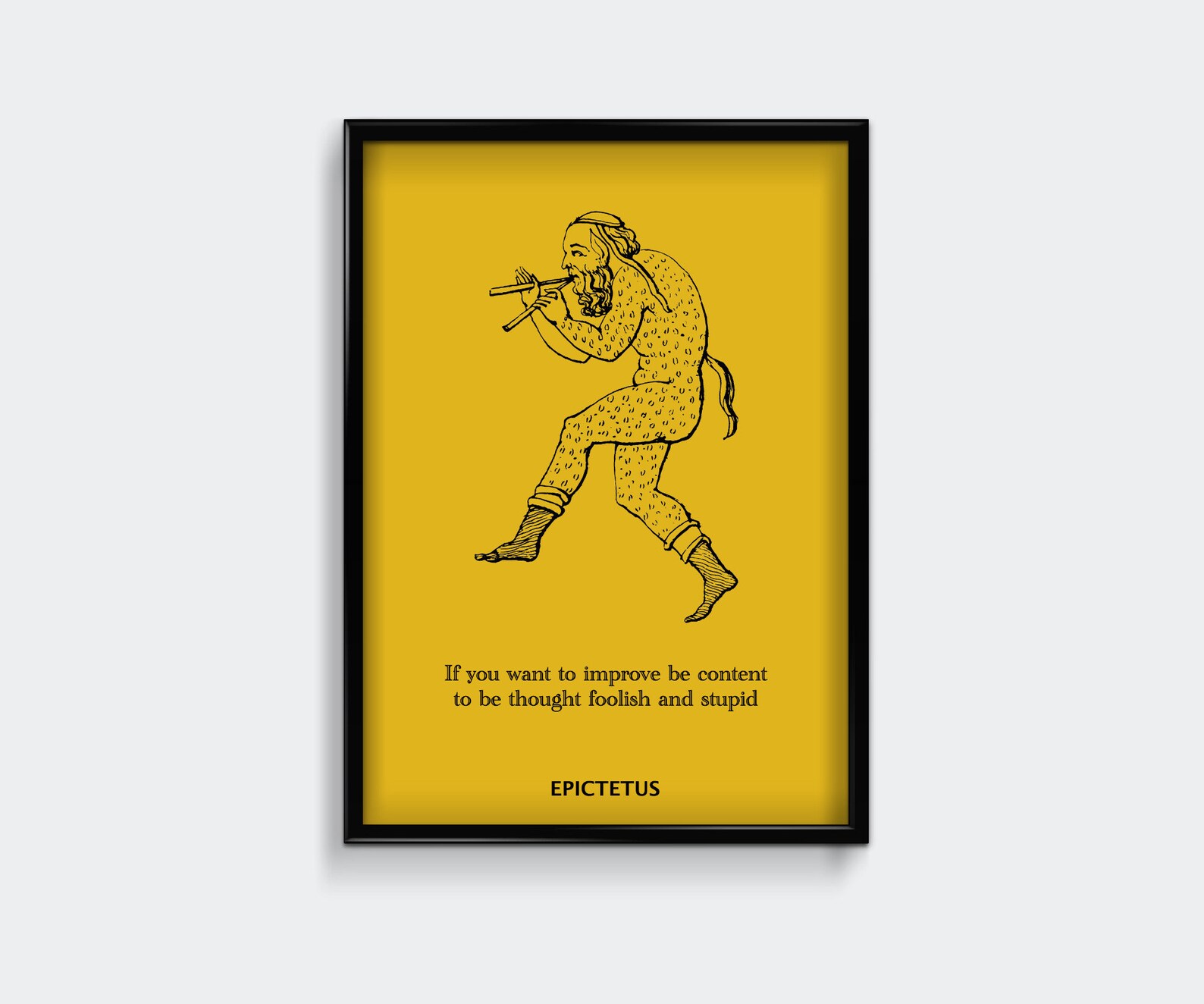 Epictetus Print Stoicism Poster Philosophy Inspirational - Etsy