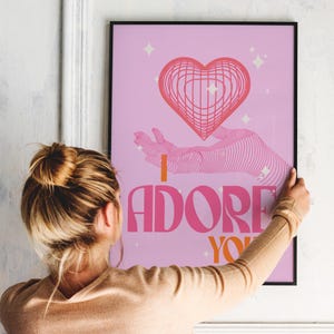I Adore You | Adore U | Fred Again | House Music | 90's Rave Print ...