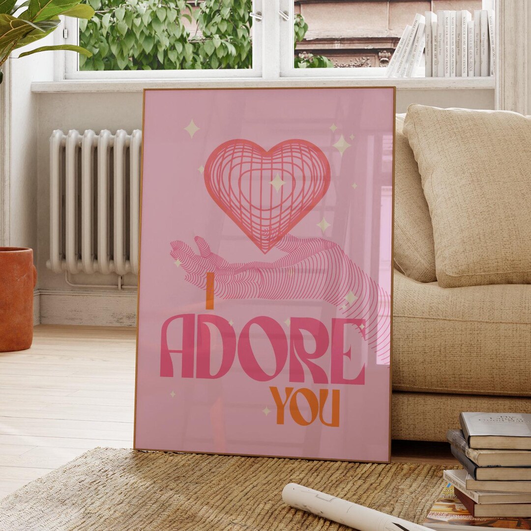 I Adore You | Adore U | Fred Again | House Music | 90's Rave Print ...