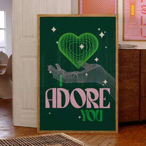 I Adore You | Adore U | Fred Again | House Music | 90's Rave Print ...