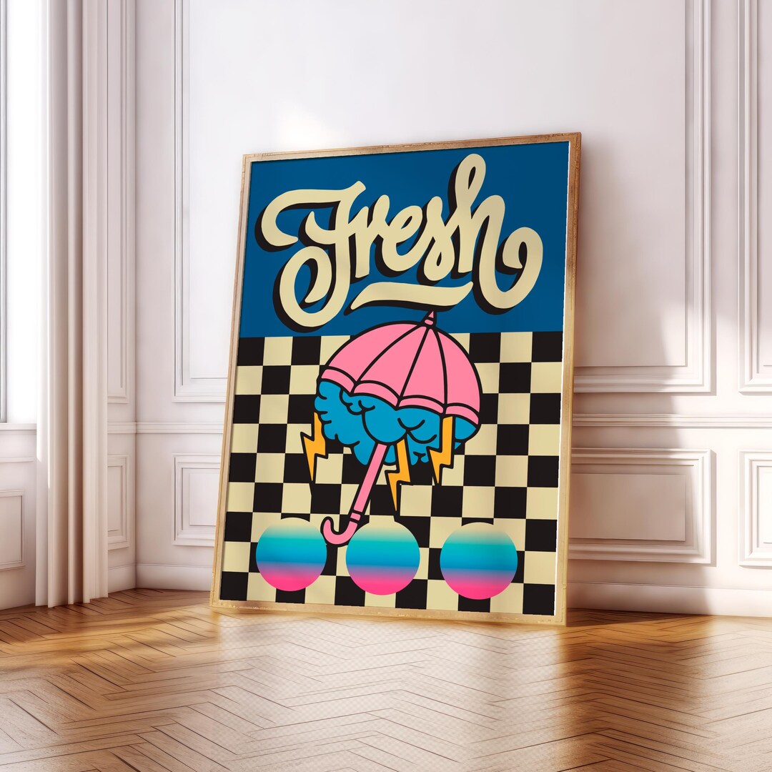 Vintage 90's Rave Inspired Poster | Disco Dance Floor Ecstasy | 90's ...