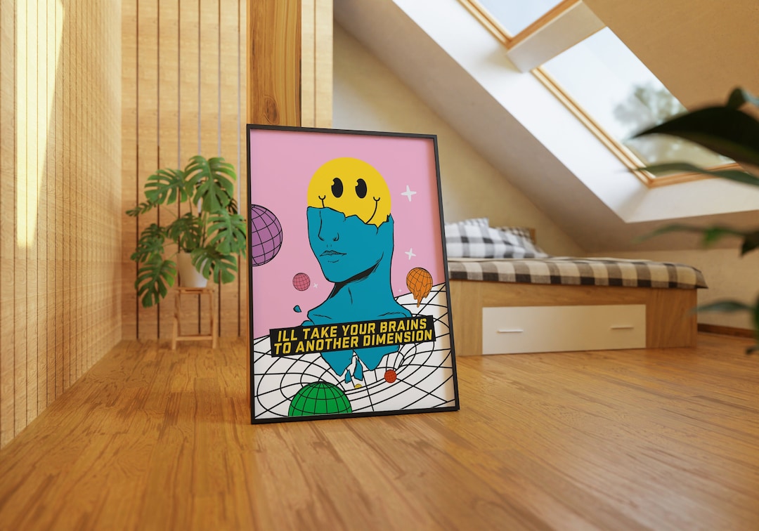 Unofficial Out of Space Inspired Poster the Prodigy Rave 90's Rave ...