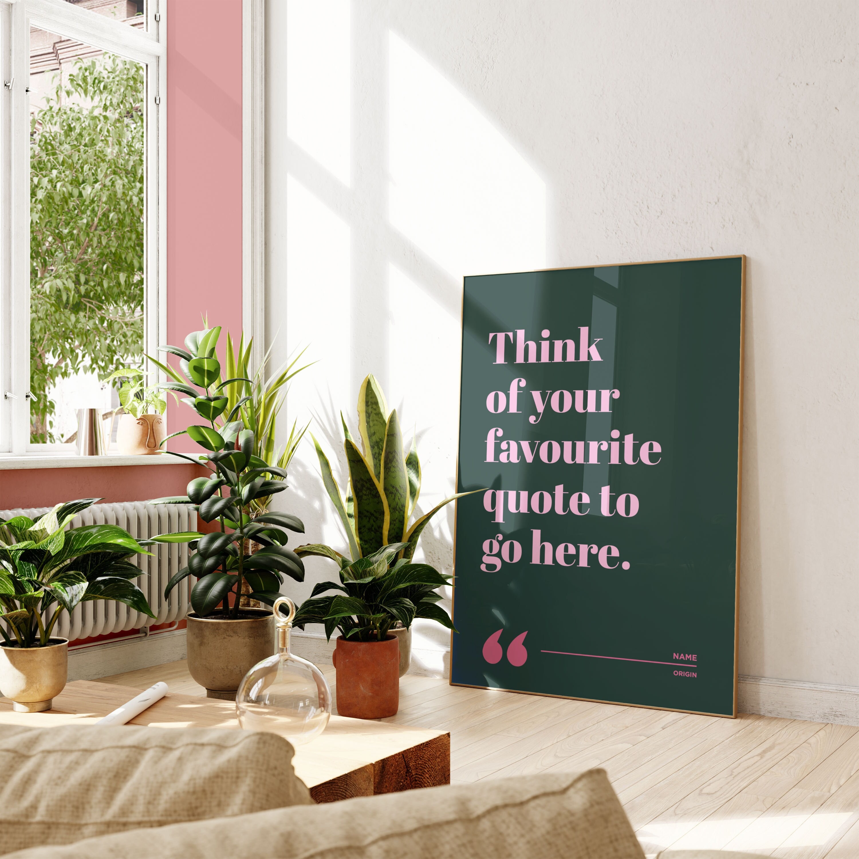 Custom Quote | Modern Font | Phrase or Song Lyrics, Special Gift ...
