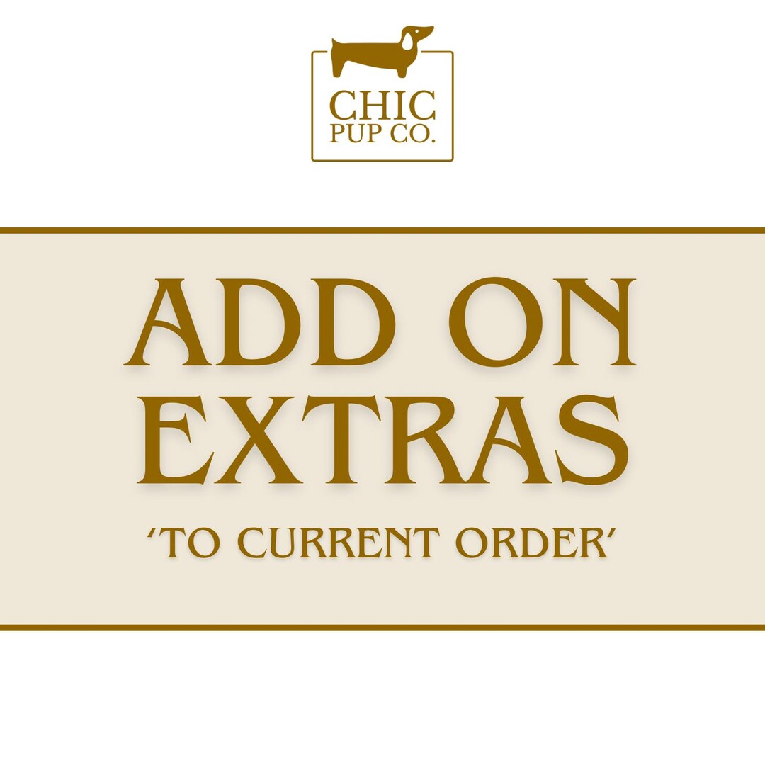 Custom Add-ons for Your Order - Etsy UK