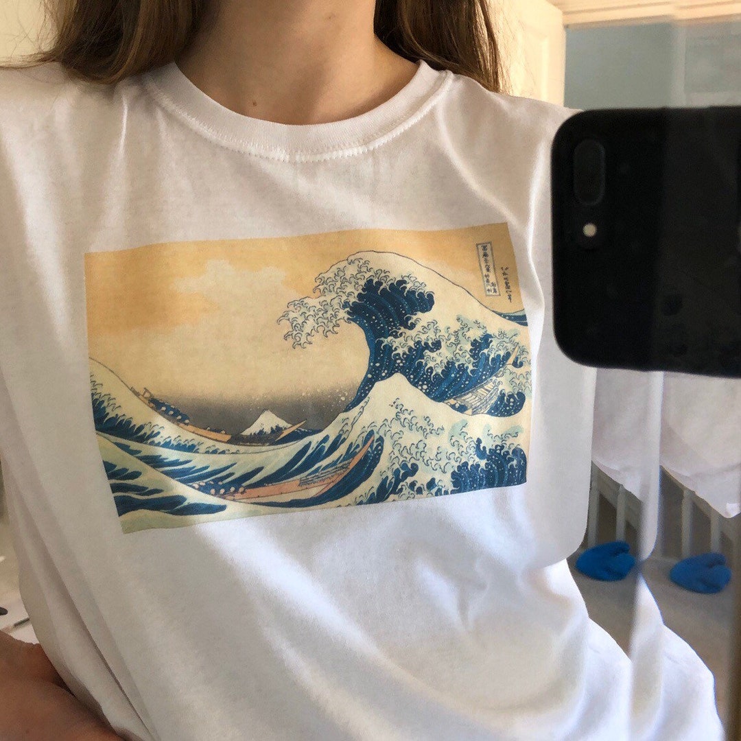 The Great Wave Tee - Etsy
