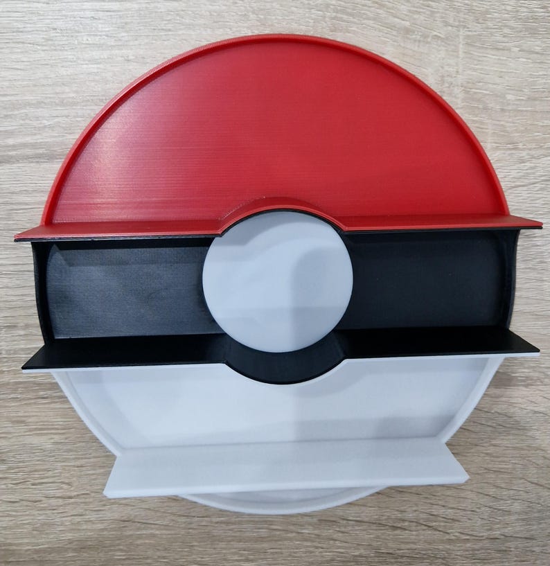 Pokeball Mini Figure Display Shelf – Pokemon Wall Art Decor - Etsy