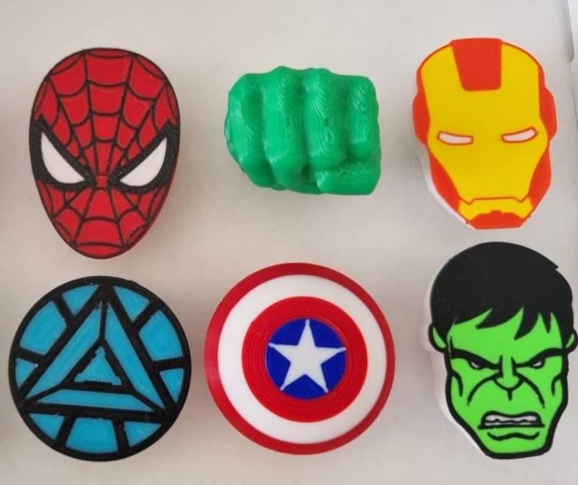Marvel Inspired Superhero Drawer Pulls – Kids Room Cabinet Knobs ...