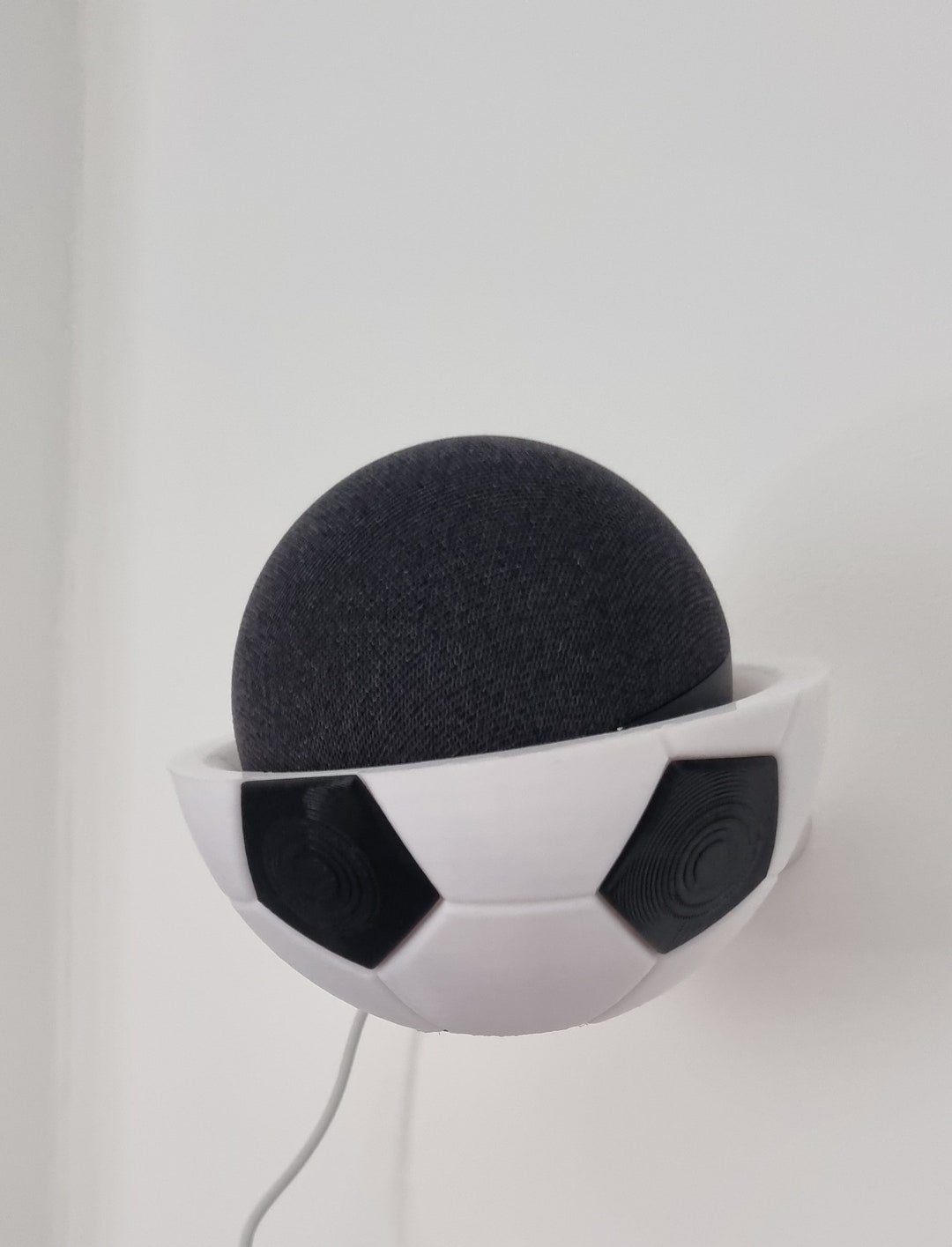 Custom Alexa Dot Wall Mounted Shelf Holder Football Theme - Etsy