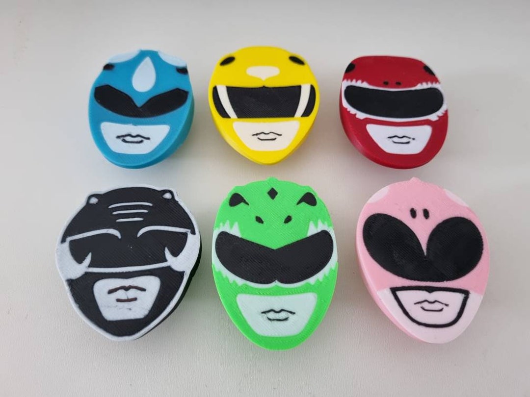 Custom Pair of Power Rangers Drawers Knobs / Handles - Etsy