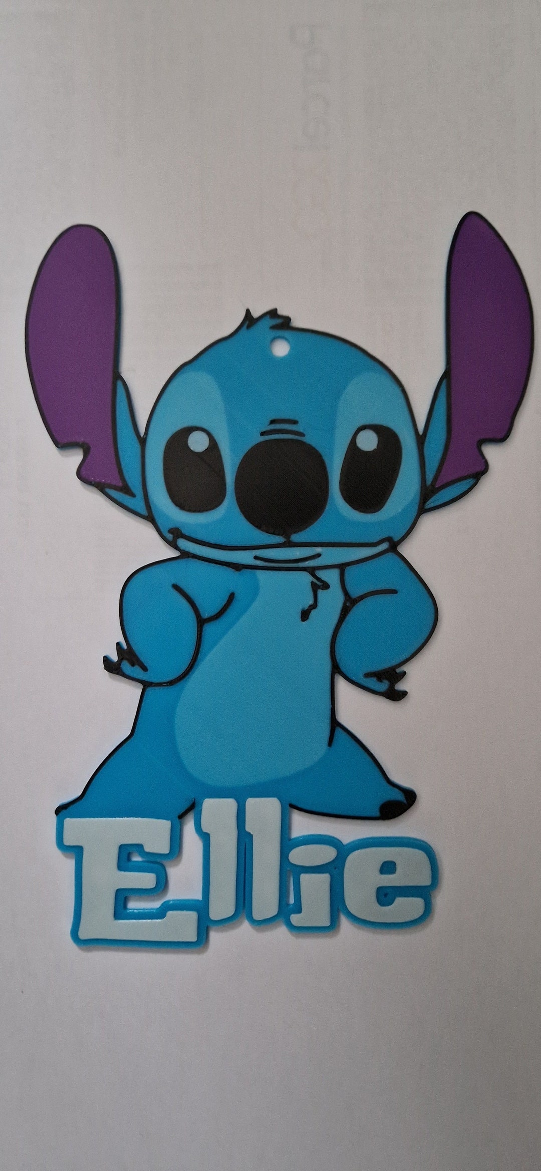 Wall Art Plaque Stitch Themed Personalised With Name Perfect for Any ...