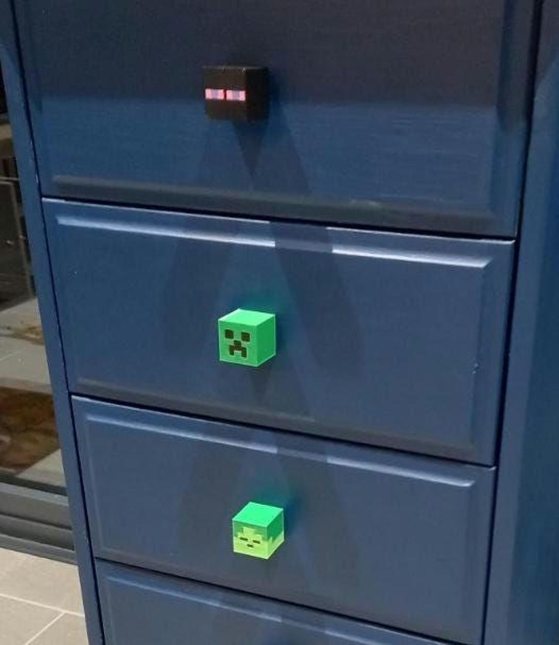 Minecraft Drawer Knobs – TNT & Creeper Handles Gamer Gift Kids Room ...