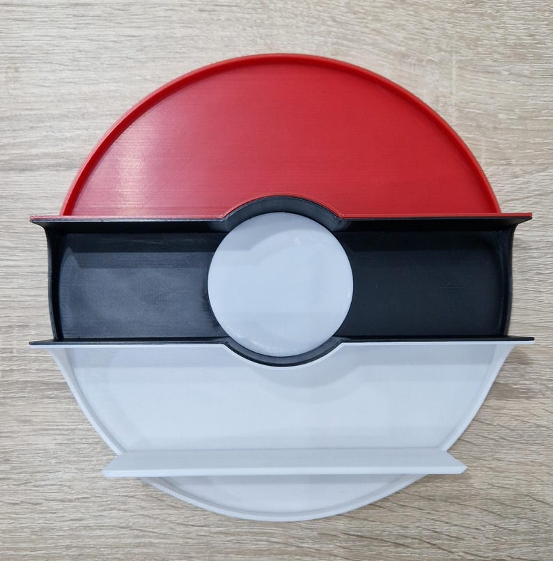 Level up Your Collection! 2025 Pokeball Mini Figure Display Shelf ...