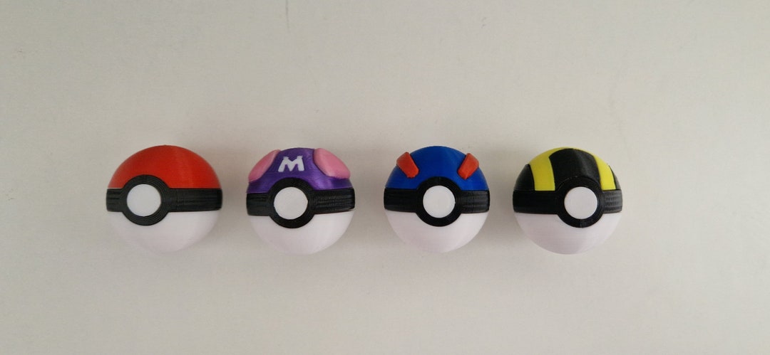Pokeball Wall Hook | 3D Printed Pokémon Bag Hanger - Etsy
