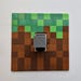 Light Switch Cover Minecraft Inspired Home Decor - Etsy